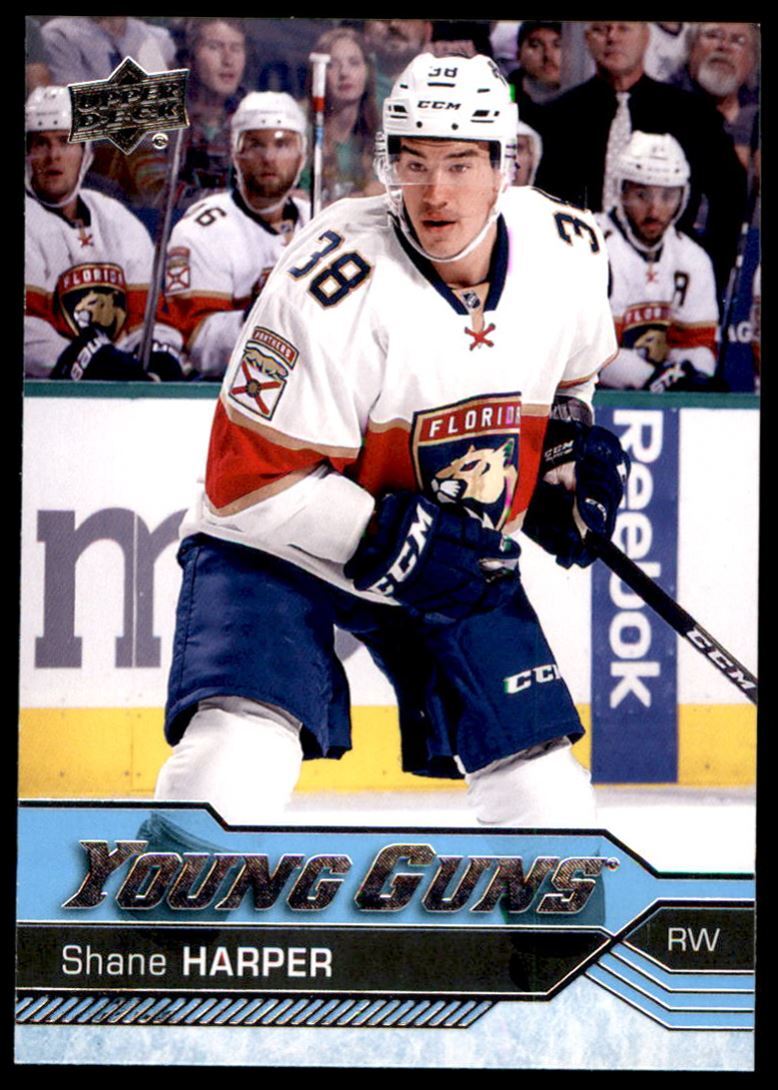 2016-17 Upper Deck Shane Harper Rookie Florida Panthers #494 Young Guns ...
