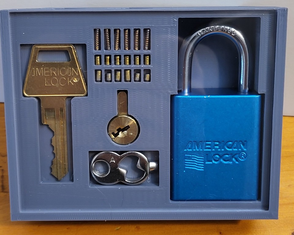 American Lock 1100 Exploded View Shelf Desk Display Mount Pick Stand ...