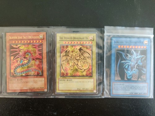 Yugioh Egyptian Gods card 1st edition Alternative Art Collection | eBay