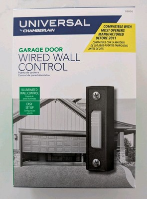 Universal Chamberlain DB100 Garage door Wired Wall Control Button (NEW ...