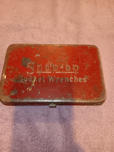 Vintage Snap-On Socket Wrenches EMPTY Metal Box Case | eBay