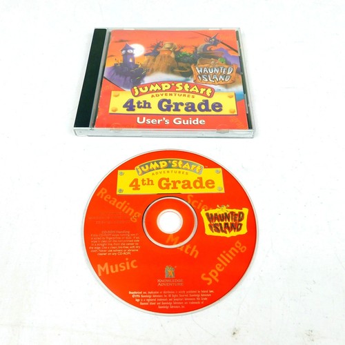 Jump Start 4th Grade Haunted Island PC CD ROM Tested Complete In Jewel ...