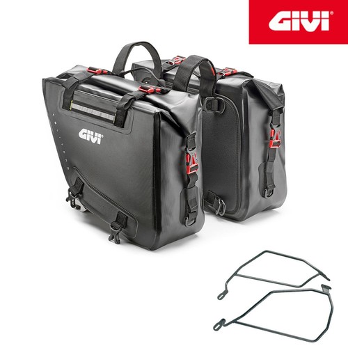 Side Bags 15L GRT718 + Frames [GIVI] Honda CB 650 R 2021 2022 2023 2024 ...