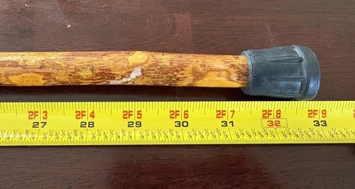 Vtg 1933 German Walking Stick Hiking Cane W Metal Medallions Badges | eBay