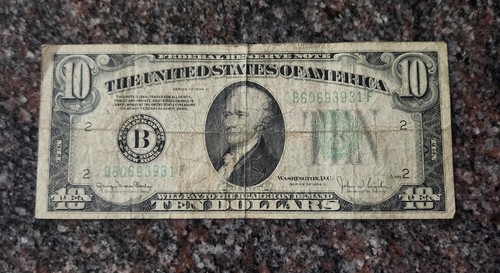 1934 D $10 Federal Reserve Note Bill Ten Dollar | eBay