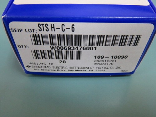 SUMITOMO NAS1745-18 Qty of 25 per Lot TERMINATION SLEEVE | eBay