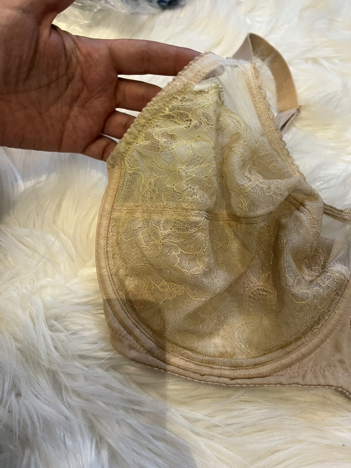 Wacoal Retro Chic Underwire Bra Style 855186 Nude Lac… - Gem