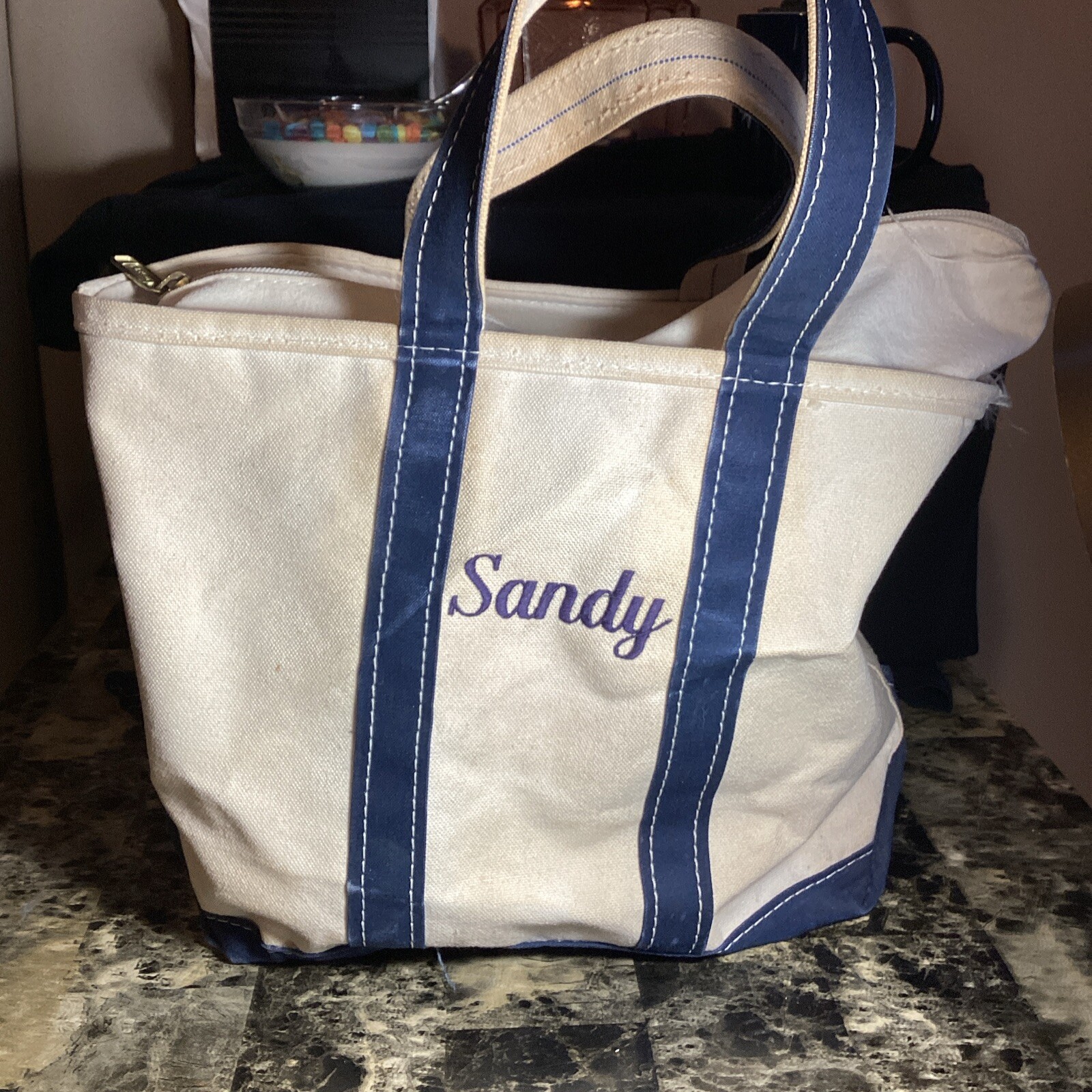Rare 1980’s Medium Size LL Bean Boat & Tote Bag Sandy… - Gem