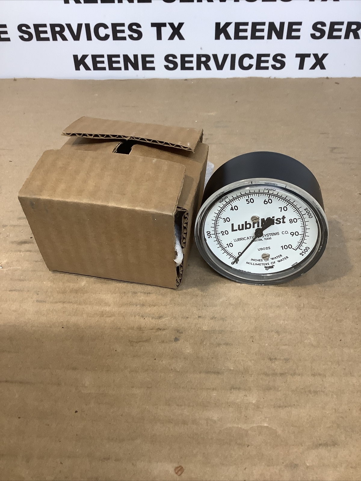 2-1/2” Lubrimist Gauge 0-100” Of Water | eBay