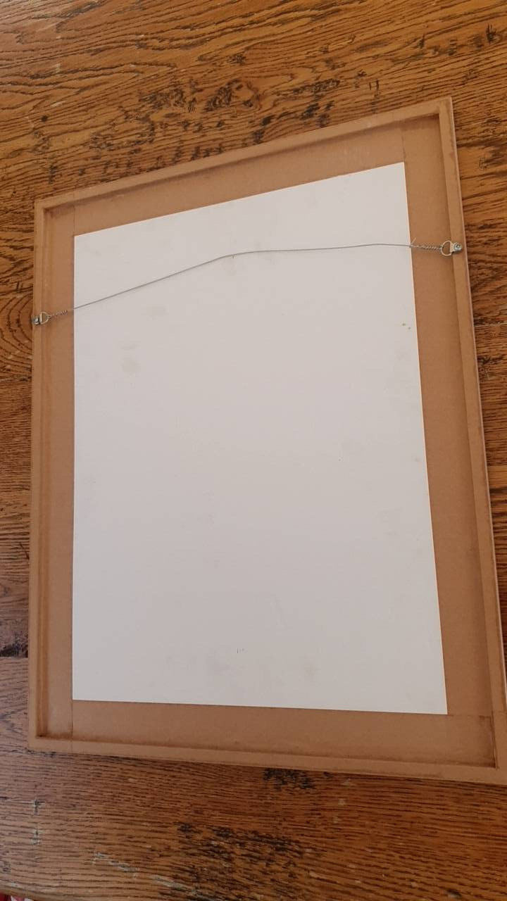 Eric Lobbecke Drawing watercolour Cartoon. Framed behind clear quality ...