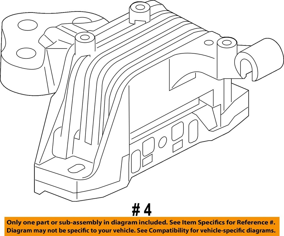 CHRYSLER OEM 2015 200-Engine Motor Mount Torque Strut 68224905AD | eBay