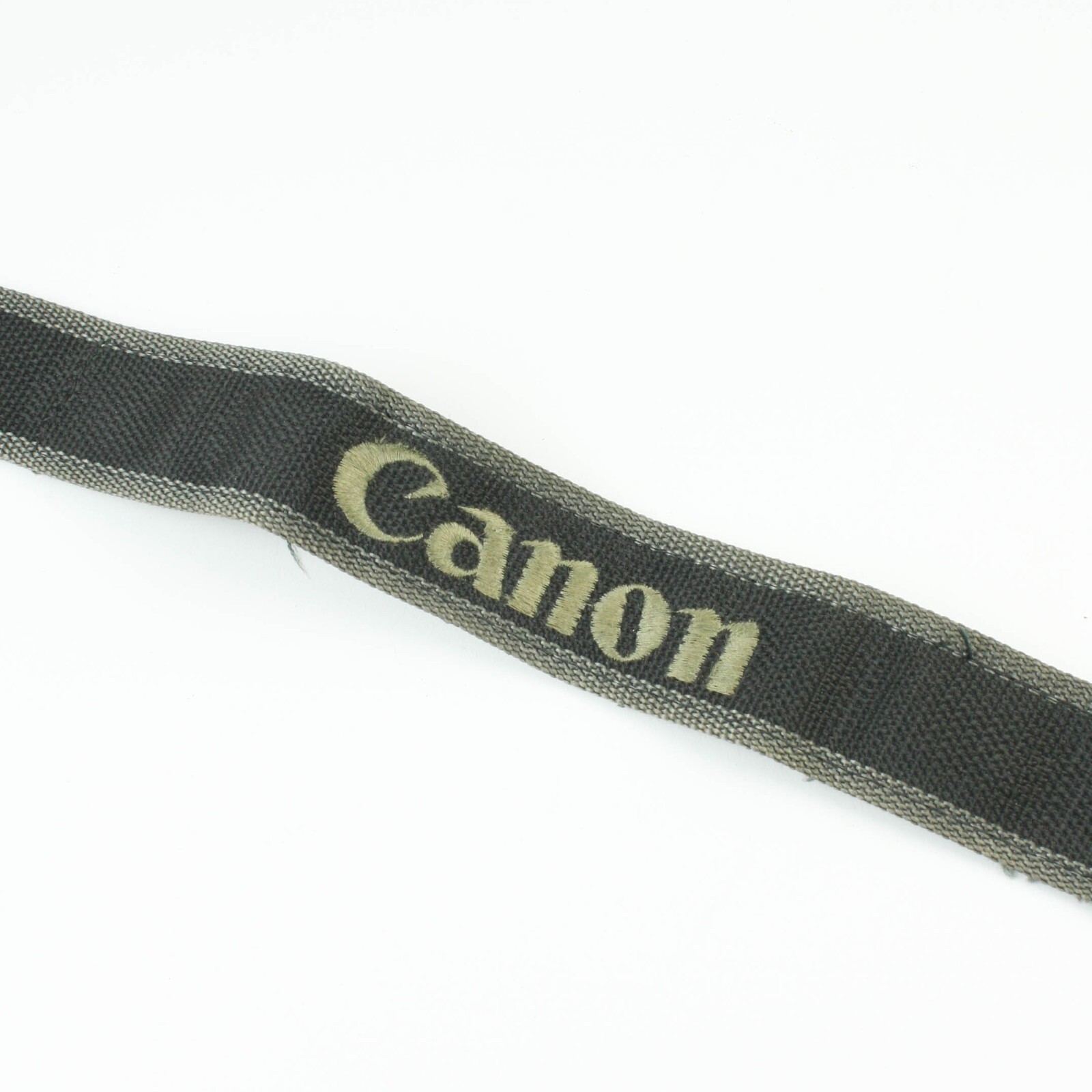 Canon EOS - 1 1/4" Wide Gray/Black - Woven Nylon Camera Strap | eBay