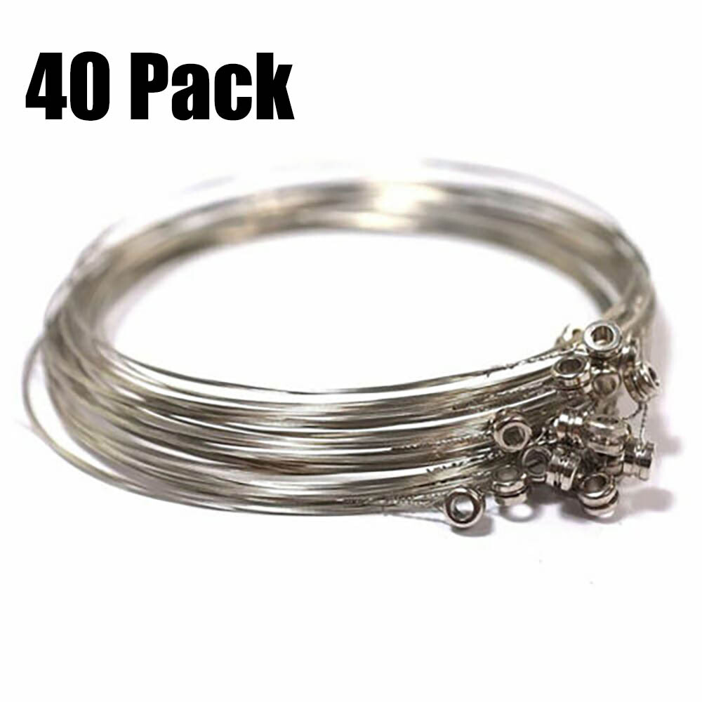40Pcs Single Electric Guitar Strings Bulk .011 High E (Medium) 11 Gauge ...