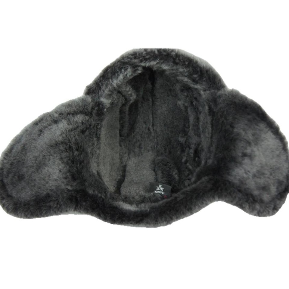 Genuine Shearling Sheepskin Trapper Hat Ushanka Aviator Hat | eBay