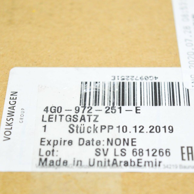 Audi 4G0972251E Genuine OEM ABS Sensor Wire for sale online | eBay