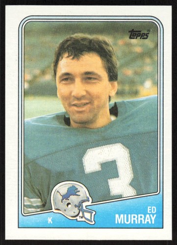 1988 Topps Football Ed Murray #378 Detroit Lions | eBay