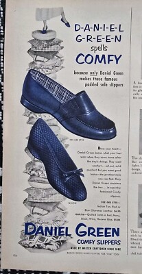1953 Daniel Green women's Quiltie Dee Gee Ette comfy slippers shoes ...