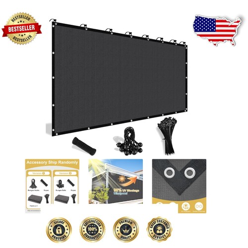 Versatile 10' x 12' Mesh Sun Screen with 90% UV Block for Gardens ...