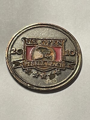 2010 U.S. Open Championship 1" Coin Style Golf Marker - Pebble Beach ...