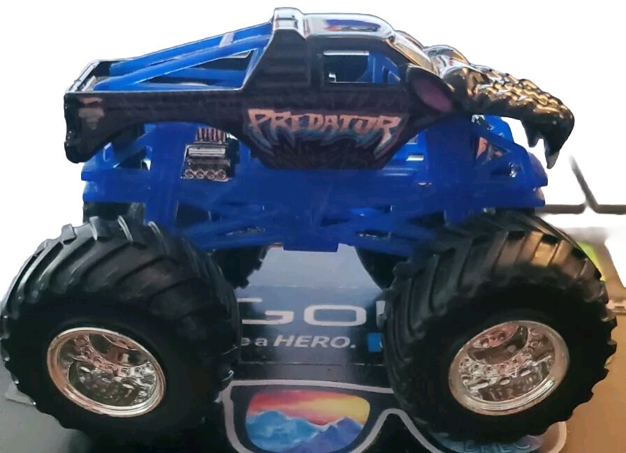 Hot Wheels Monster Jam Predator Monster Truck 1:64 Blue Cage | eBay