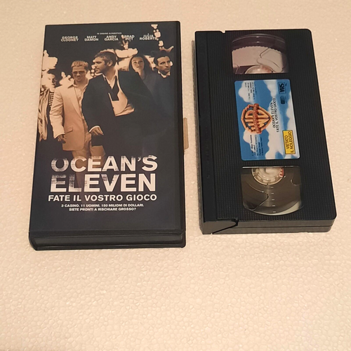OCEAN'S Eleven Fate Il Vostro Gioco VHS 2001 WARNER HOME VIDEO PIV ...