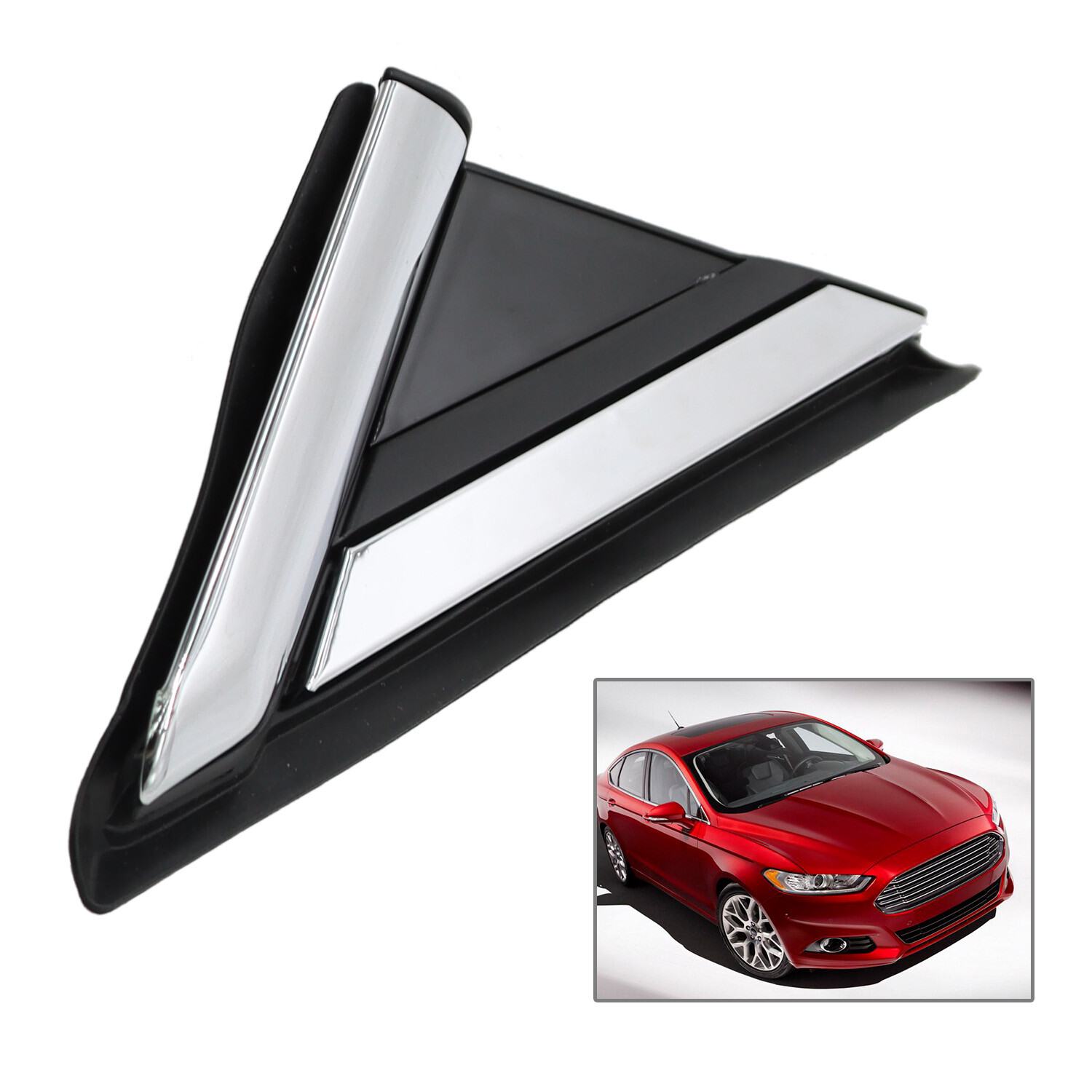 Right Side Mirror Triangle Fender Corner Molding Trim For Ford Fusion ...