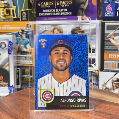 2022 Topps Chrome Platinum Baseball Blue Mini Diamond Alfonso Rivas ...
