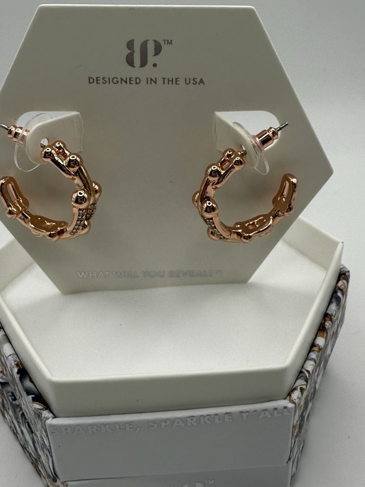 Bomb Party April 2025 Earrings Soulful Diva Hoops ER80341 RG | eBay