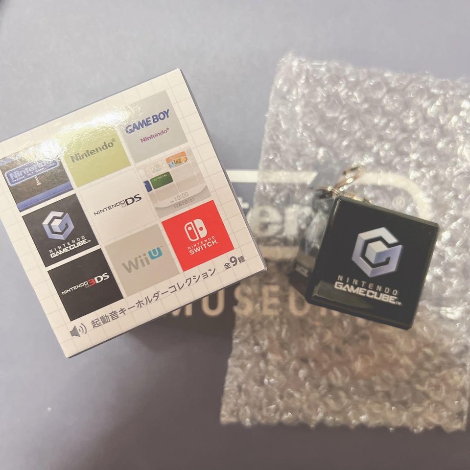 Nintendo Museum Launch Sound Keychain Collection GameCube #ec7d39 | eBay
