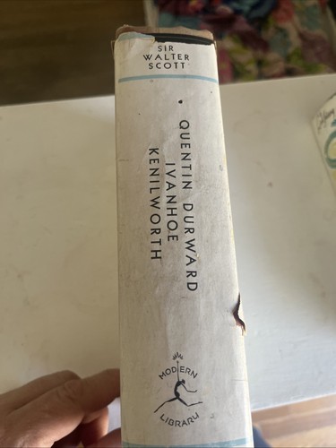 SIR WALTER SCOTT - Three Complete Novels, Modern Library Giant #G12 ...