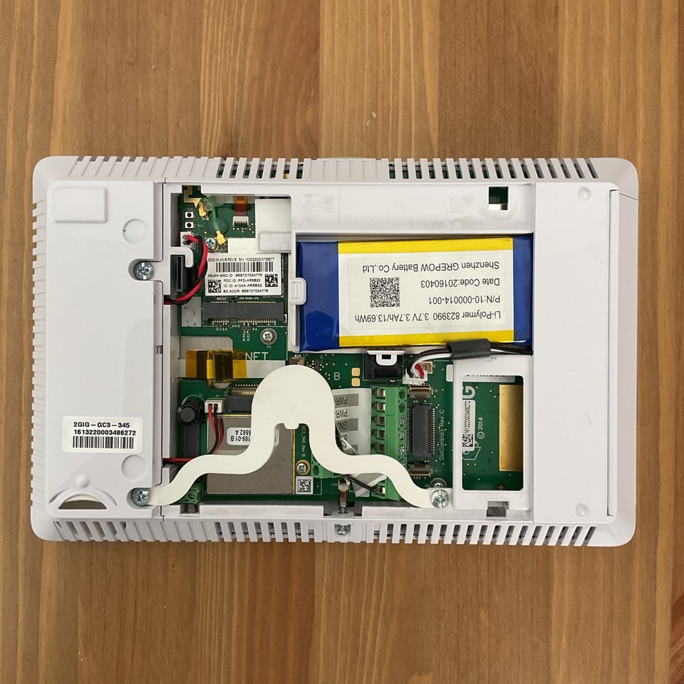 2GIG-GC3-345 Touch Screen Security Alarm Control Panel | eBay