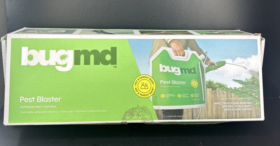 BugMD Pest Blaster Reusable Mixing Pouch & Automatic Sprayer - Easy-to ...