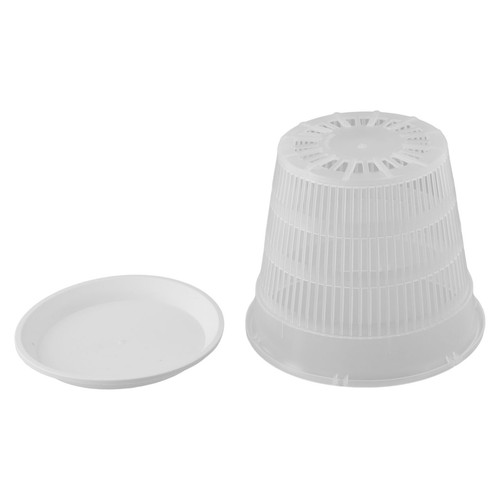 Clear Flower Pot Plant Repotting Pot Good Internal Air Circulation ...