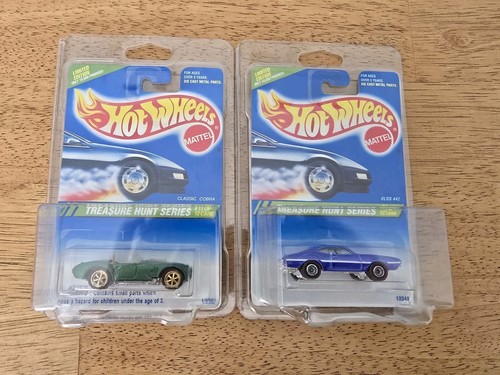 1995 Hot Wheels Treasure Hunt COMPLETE Set #1-12 w/Brand New Protector ...