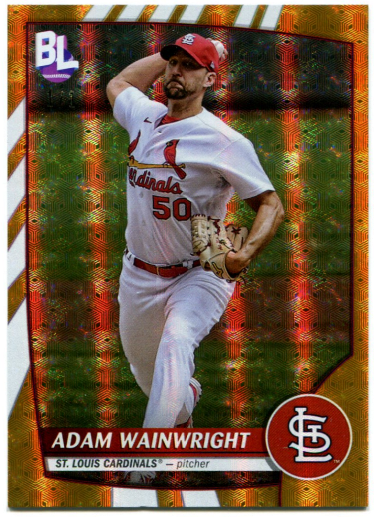 2023 Topps Big League #73 Adam Wainwright Gold Foilfractor 1/1 SSP ...