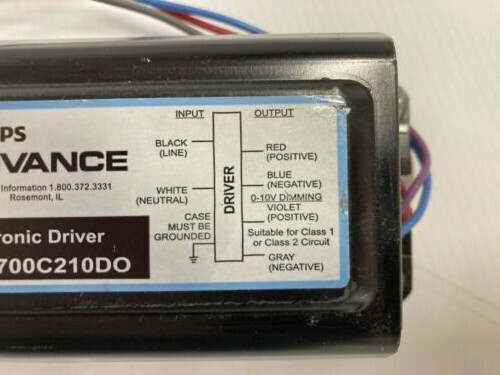 Phillips ADVANCE LED Electronic Driver LEDINTA0700C210DO | eBay