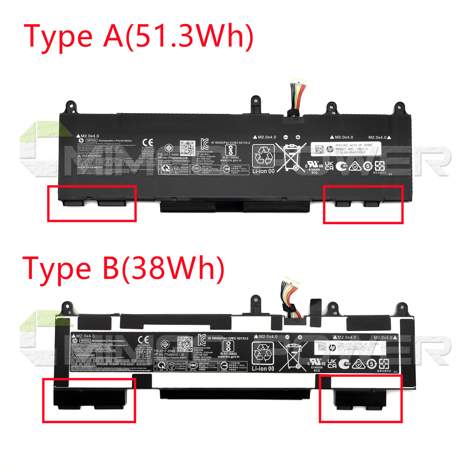 New Genuine WP03XL Battery for HP EliteBook 830 845 840 860 1040 G9 ...