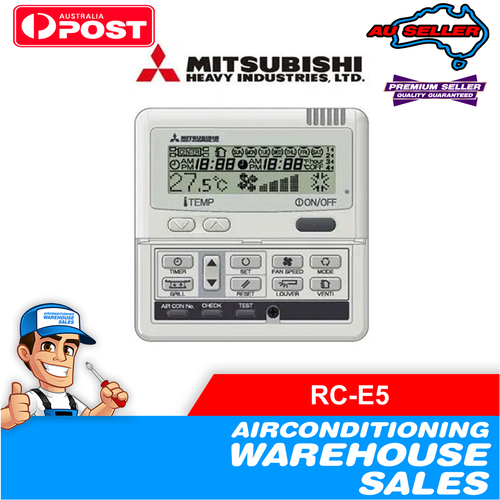 Mitsubishi Brand New Air Conditioner Wired Remote Control RC-E5 ...