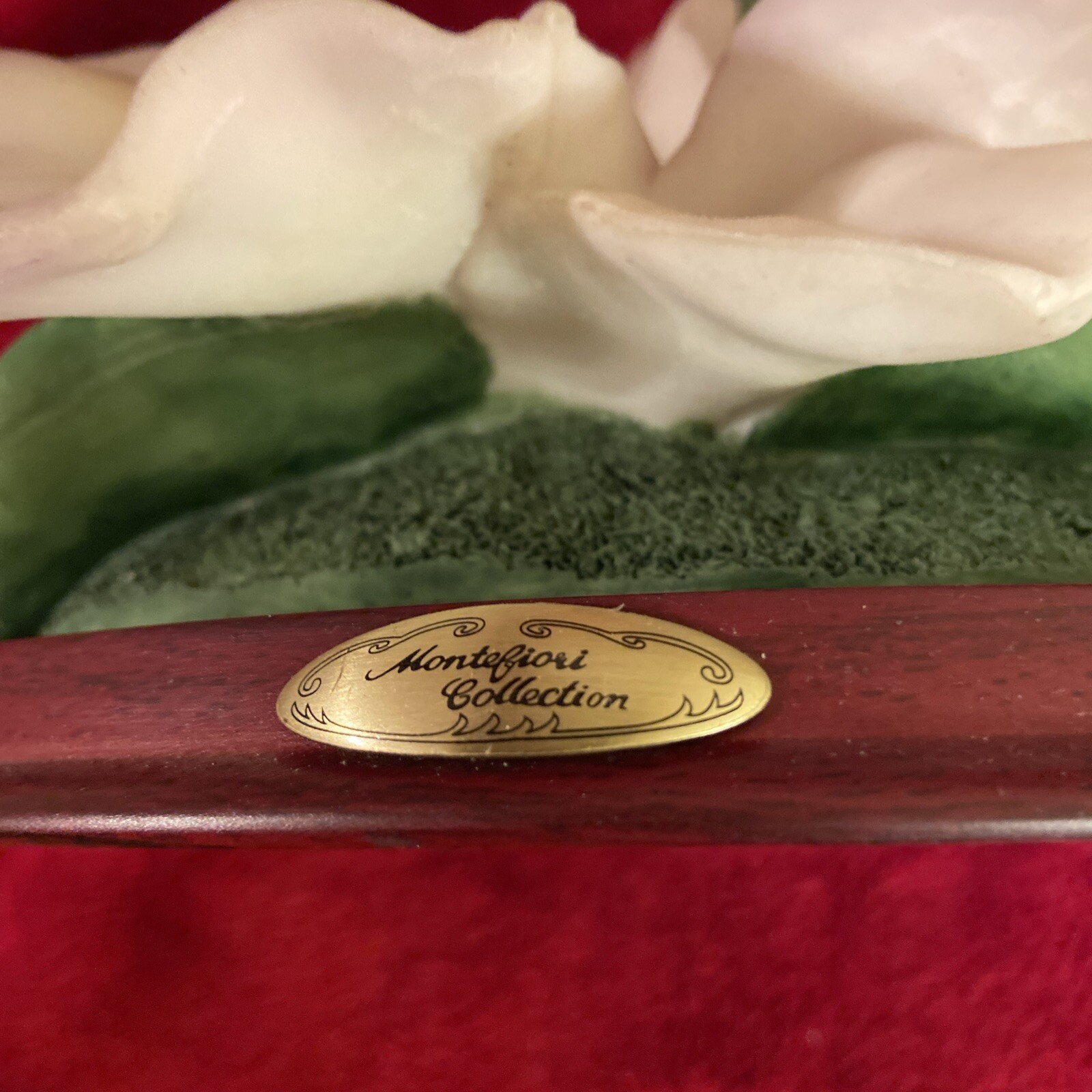 MONTEFIORI COLLECTION Hummingbird Figurine/Statue w Flower/ Beautiful ...