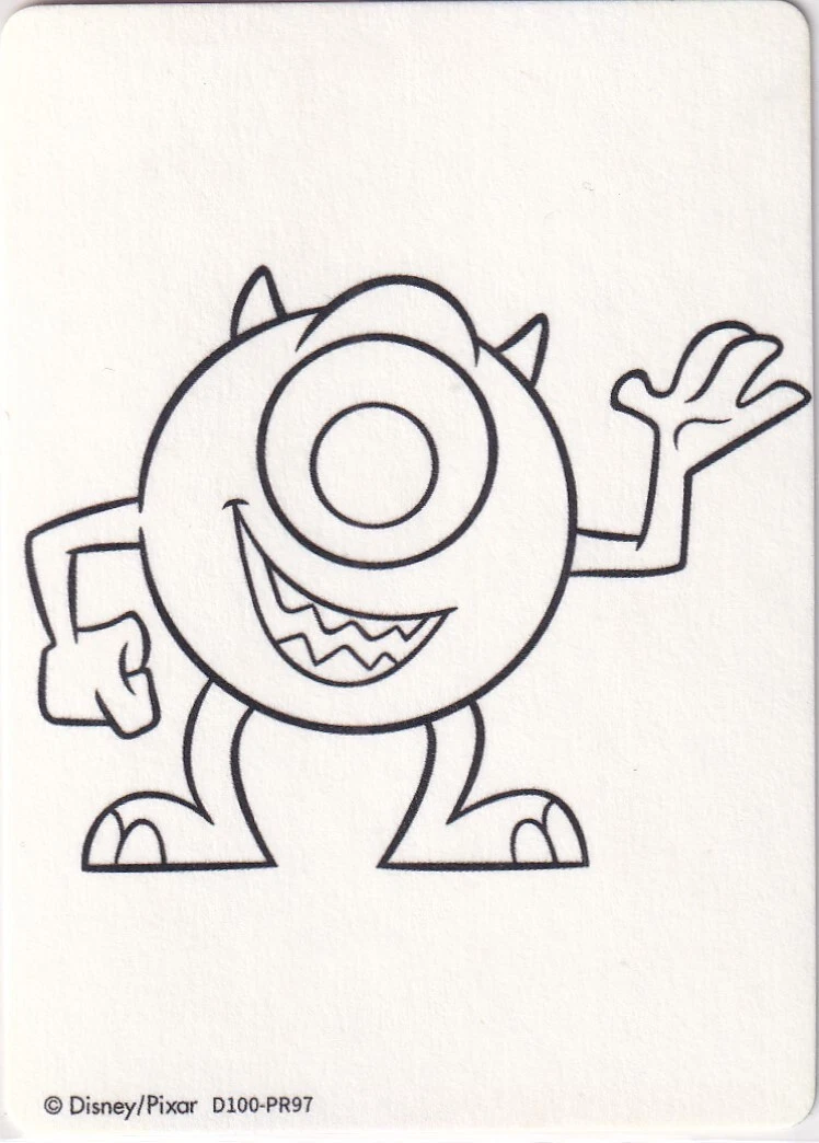 Mike Wazowski Outline