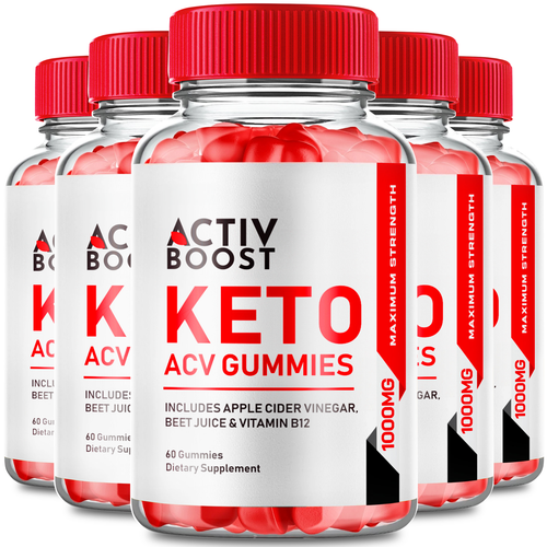 (5 Pack) Activ Boost Keto ACV Gummies for Weight Loss & Fat Burn (300 ...