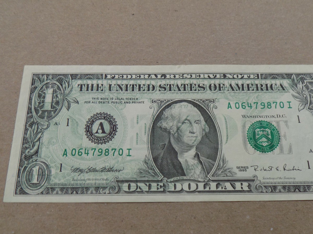 One Dollar Bill Back