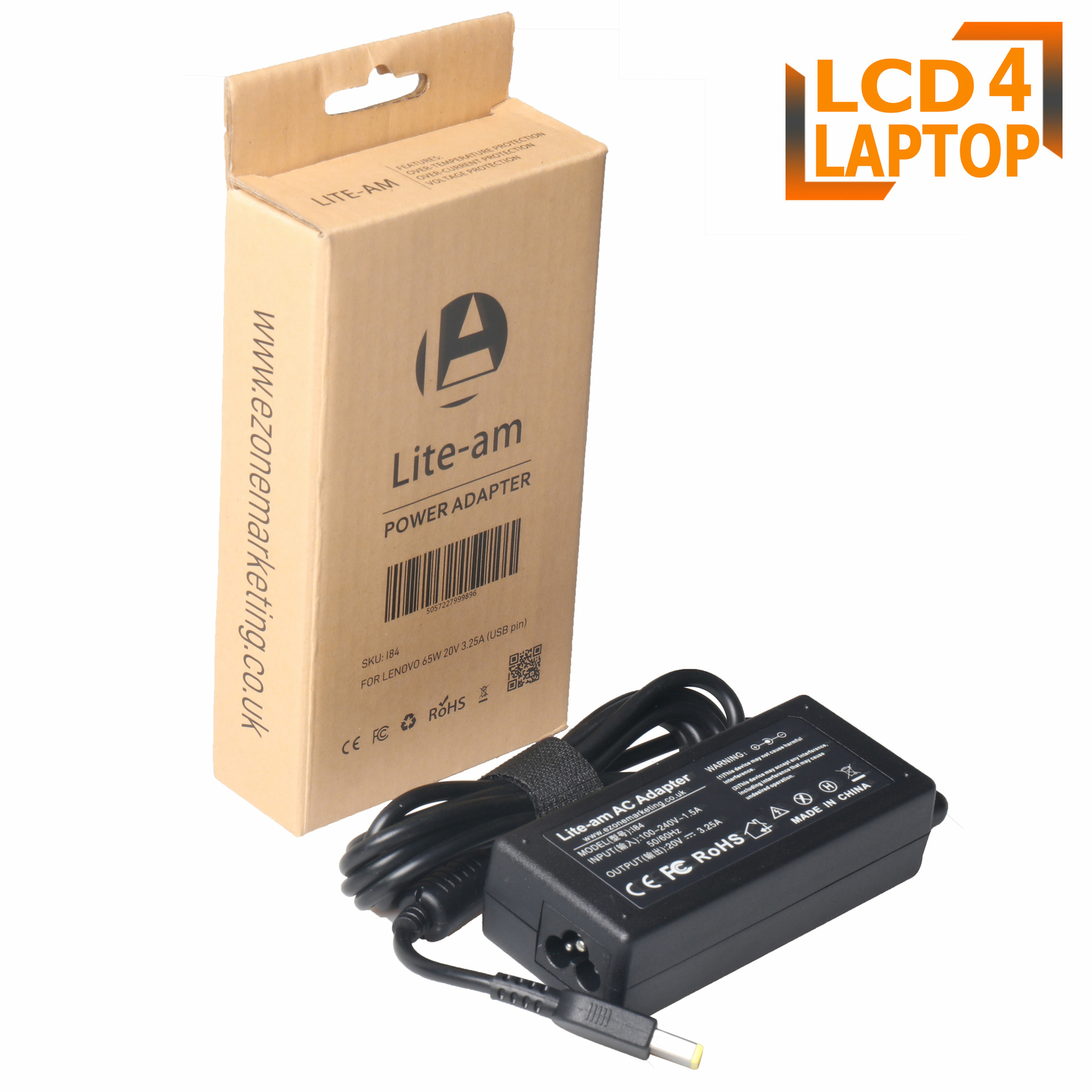 For Lenovo ThinkCentre M710q 10MQ 10MR 10MS 10MT 10QR AC Adapter ...