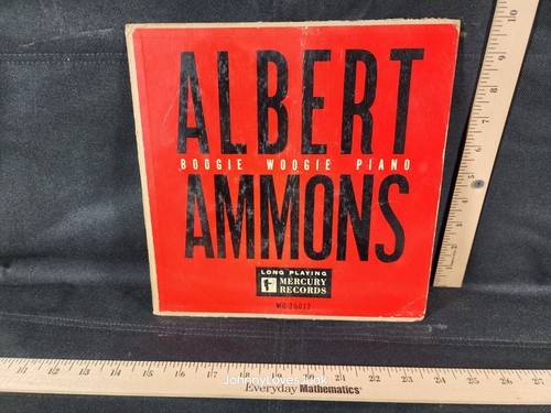 Vintage 10in 78 Record w/Sleeve Albert Ammons Boogie Woogie Piano Rare ...