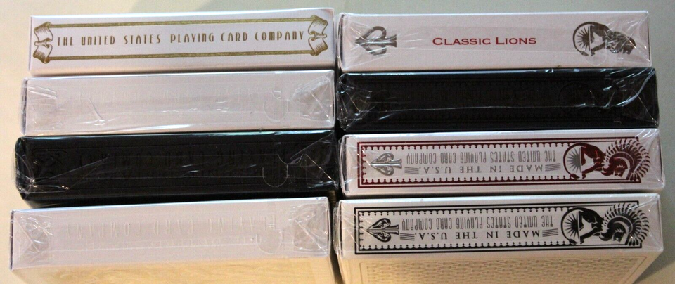 David Blaine Rare Ltd Ed, Gold Split Spades-Black Lions, White Lions ...