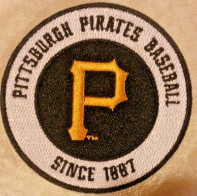 Pittsburgh Pirates 3.5" Iron /Sew On Embroidered Patch Free Tracking ...