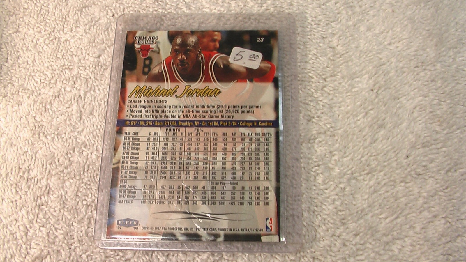 Michael Jordan Career Highlights #23 G Basketball Card Minty | eBay