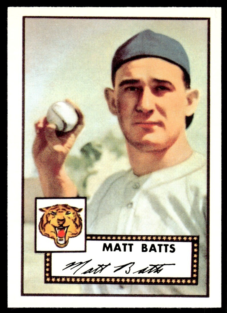1983 Topps 1952 Reprint Series Matt Batts Detroit Tigers #230 | eBay
