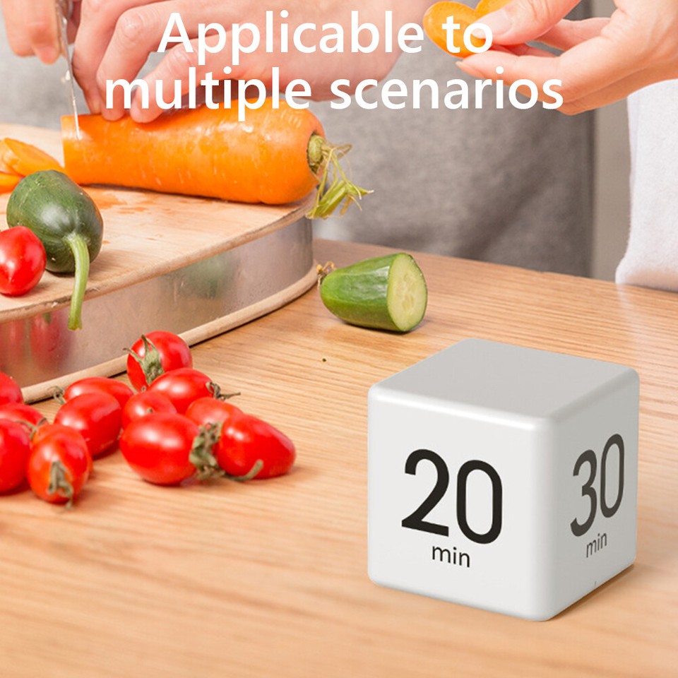 Cube Timer Digital Timer Multi-Function Exercise Timer for Cooking ...