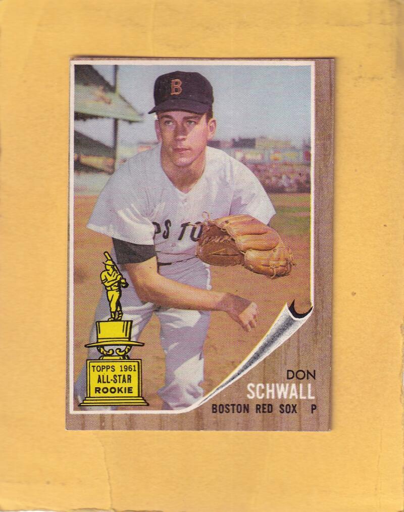 1962 Topps #35 Don Schwall Red Sox EX Excellent RC Rookie #27292 | eBay